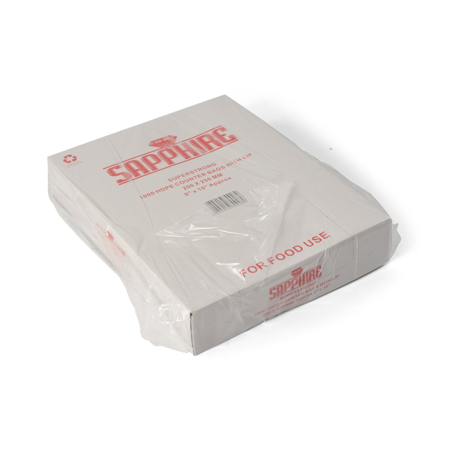 10,000 pcs (8"x10") 200mm x 235mm+15mm Lip White Lipped Boxed Counter ...