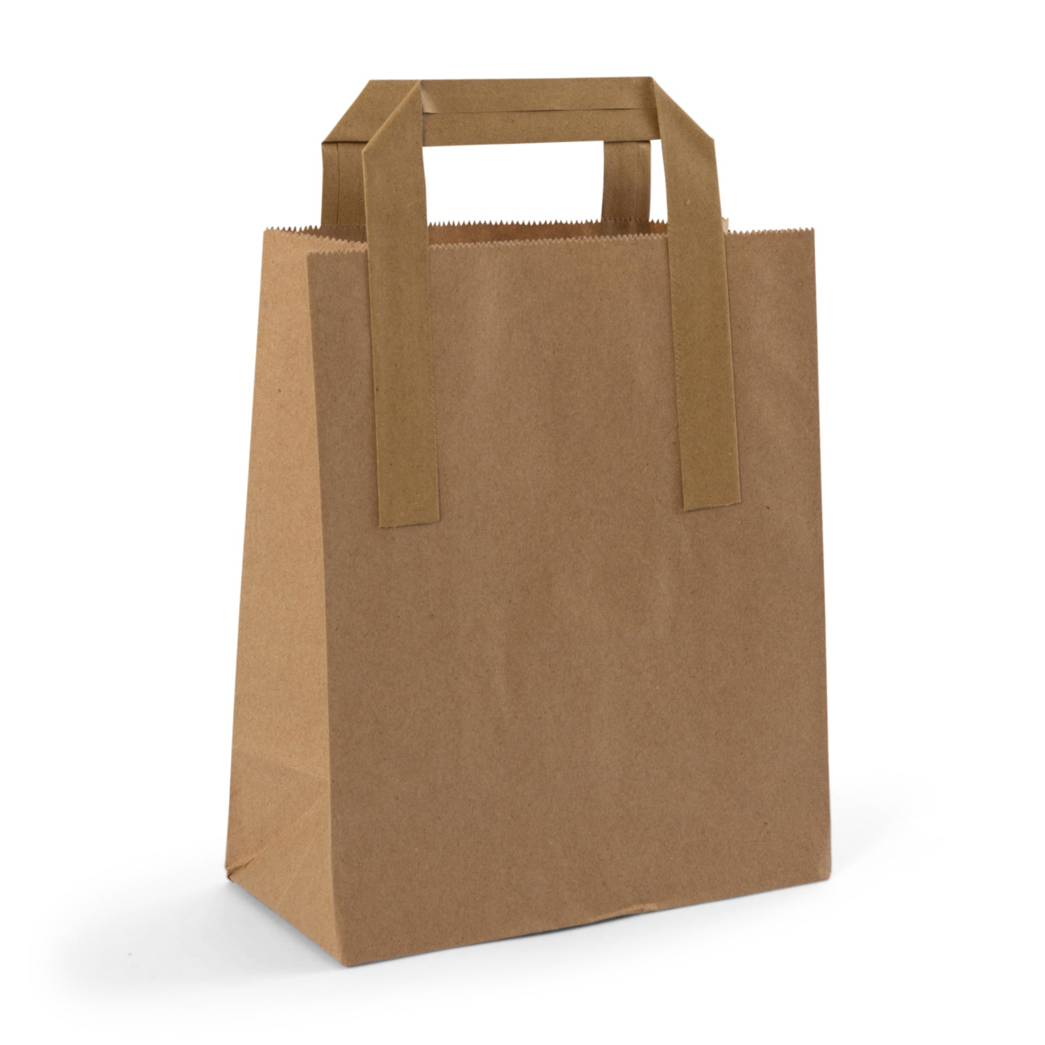 250 pcs Brown Small SOS Takeaway Carrier Bag – LPack.co.uk
