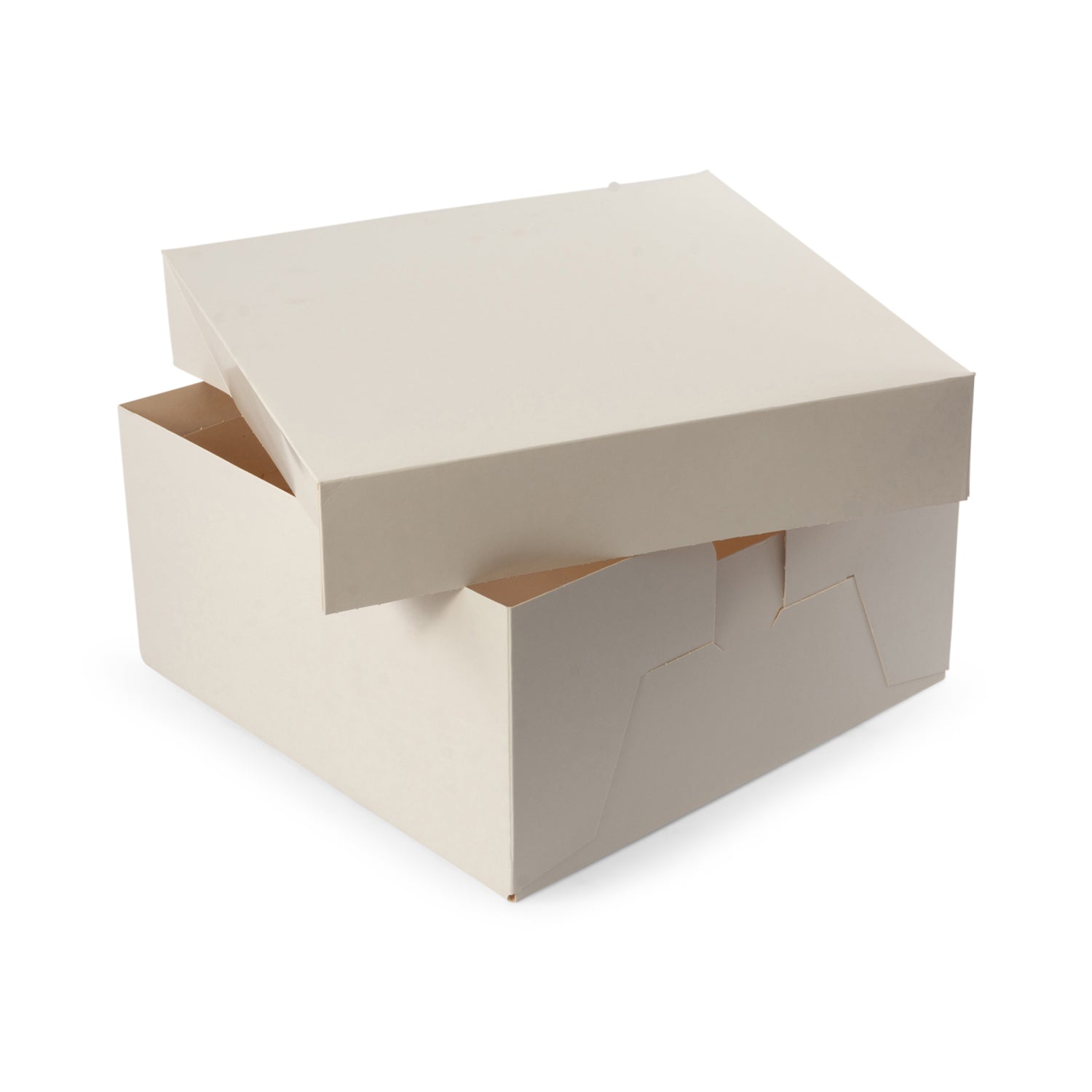 50 Pcs (12") 300mm Square 2 Piece Cake Box – LPack.co.uk