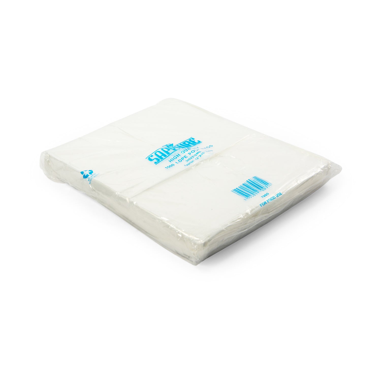 12" x 15" 100g Poly Bags | L-Pack – LPack.co.uk