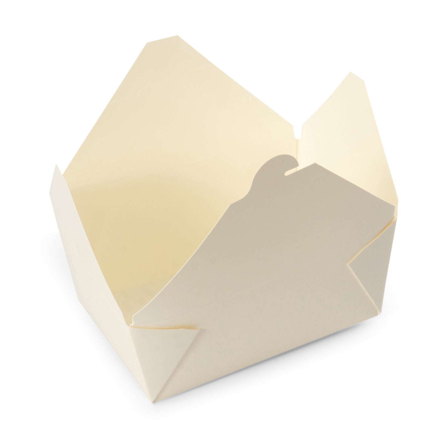 160 x No. 4 White Leakproof Takeaway Box Paper Containers For Fast Food ...