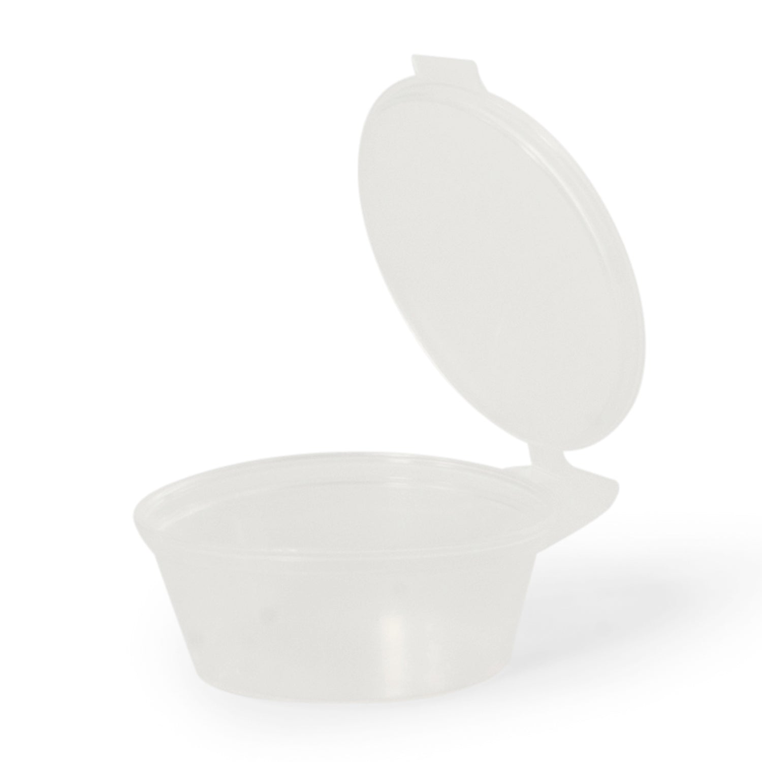 2oz Hinged Clear Sauce Pots | L-Pack – LPack.co.uk
