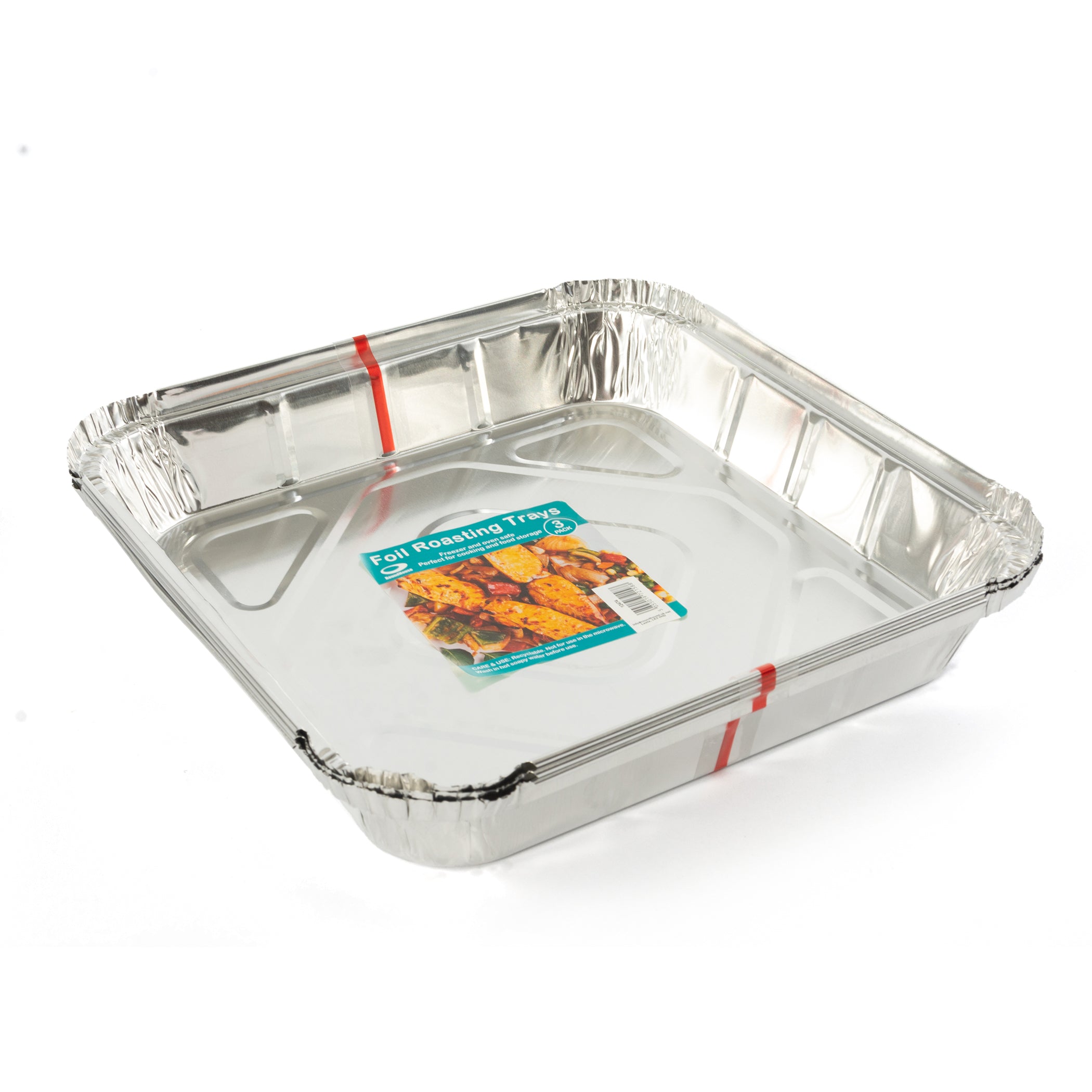 36 Pcs Foil Roasting Tray 245mm x 245mm | L-Pack – LPack.co.uk