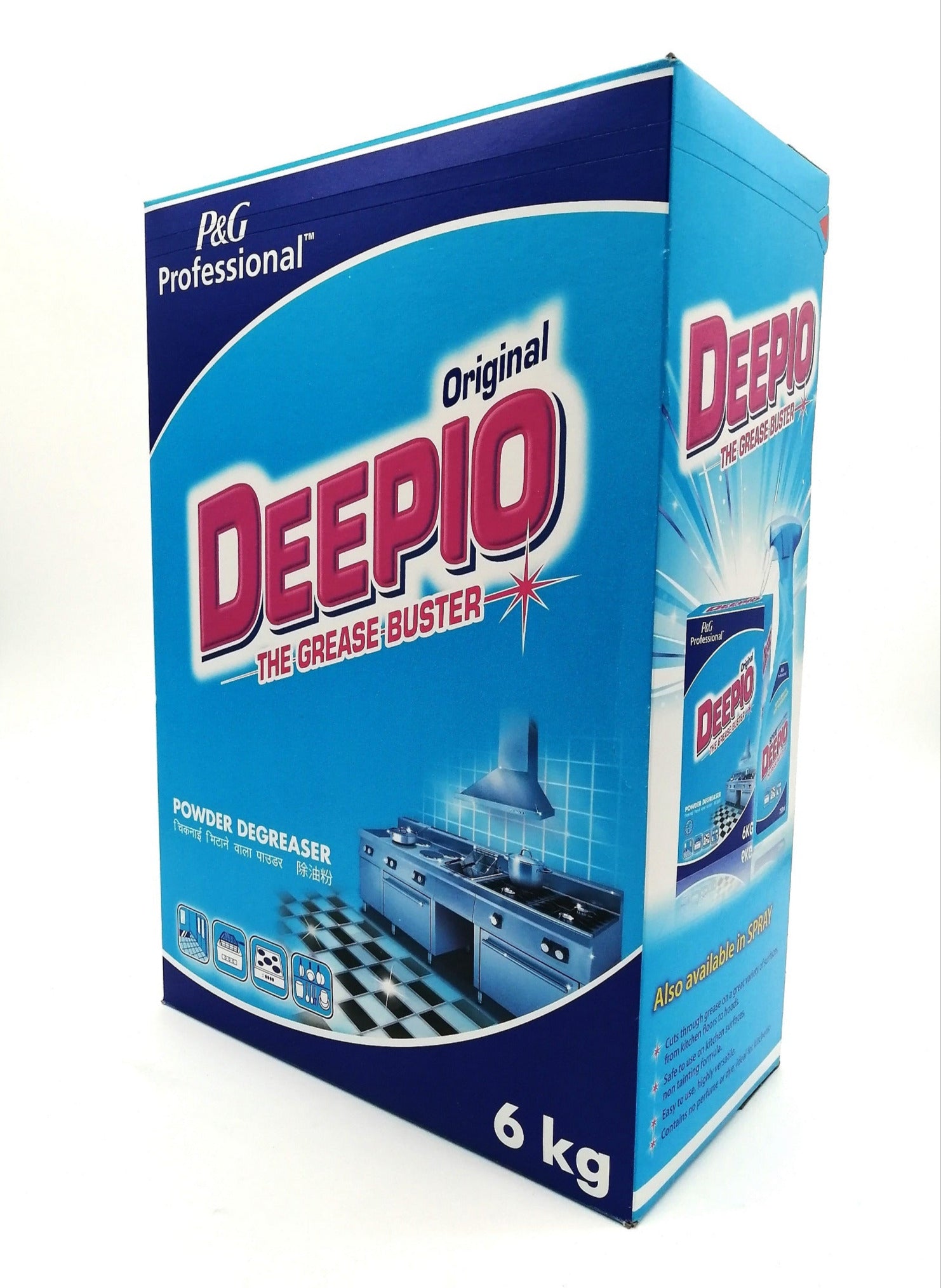 1 case x DEEPIO Professional Degreaser Powder (5.5KG) – LPack.co.uk
