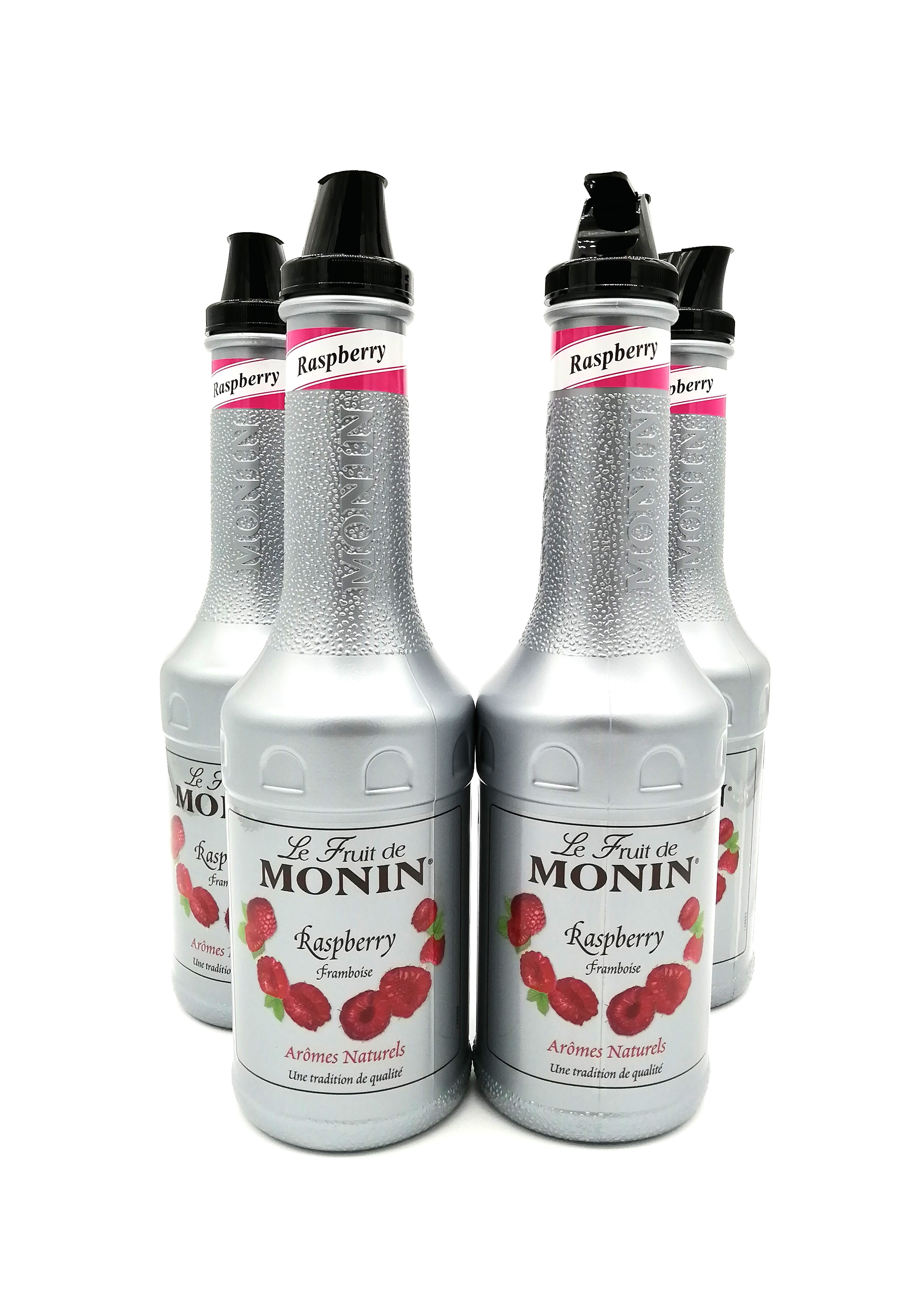 1 Litre MONIN Raspberry Fruit Puree | L-Pack – LPack.co.uk