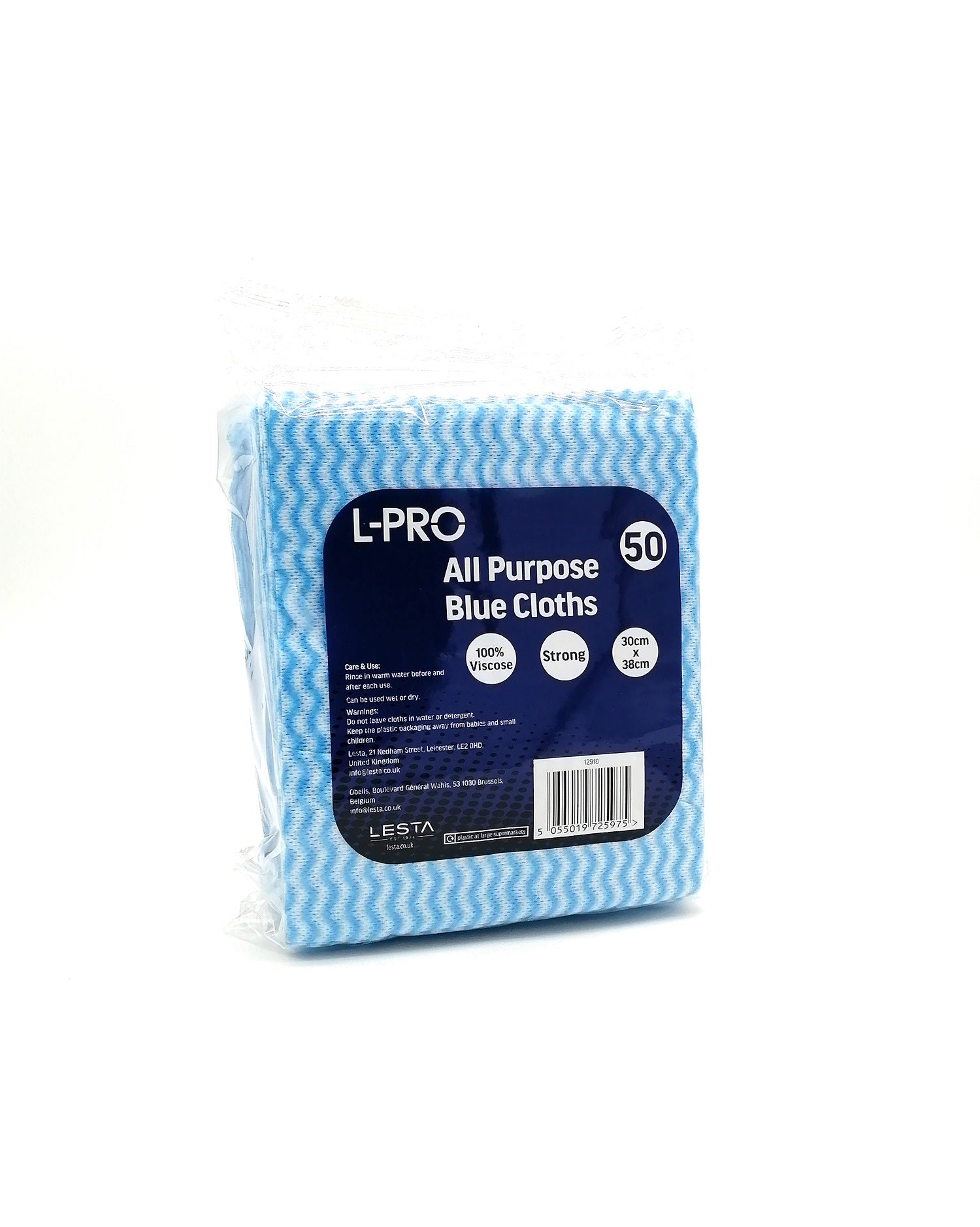 Blue All Purpose Cloths | L-Pack – LPack.co.uk